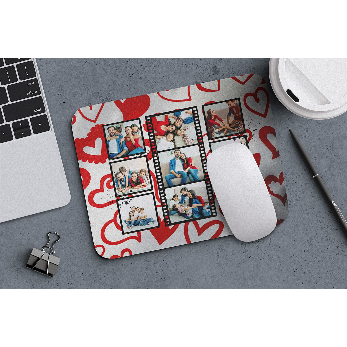 Mouse pad Collage 9 fotos M253