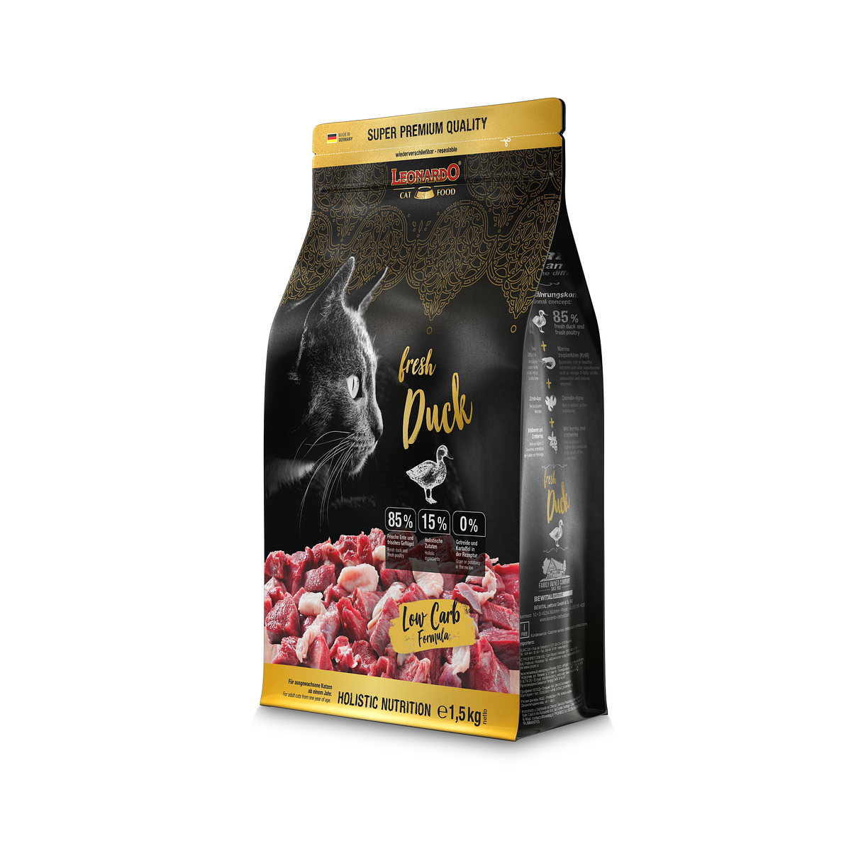 Alimento para gatos Leonardo Fresh Duck