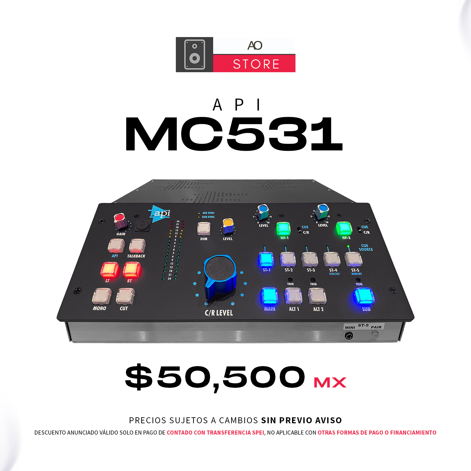API MC531 Desktop Control de Monitoreo