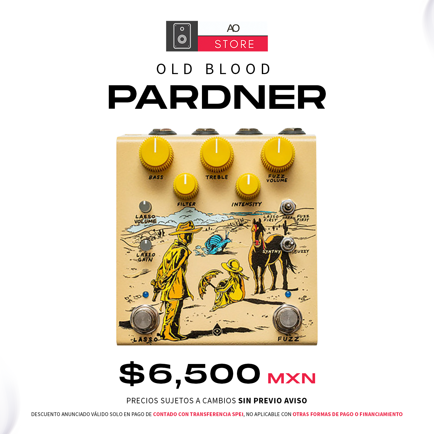 Old Blood Noise Endeavors Pardner Fuzz Pedal