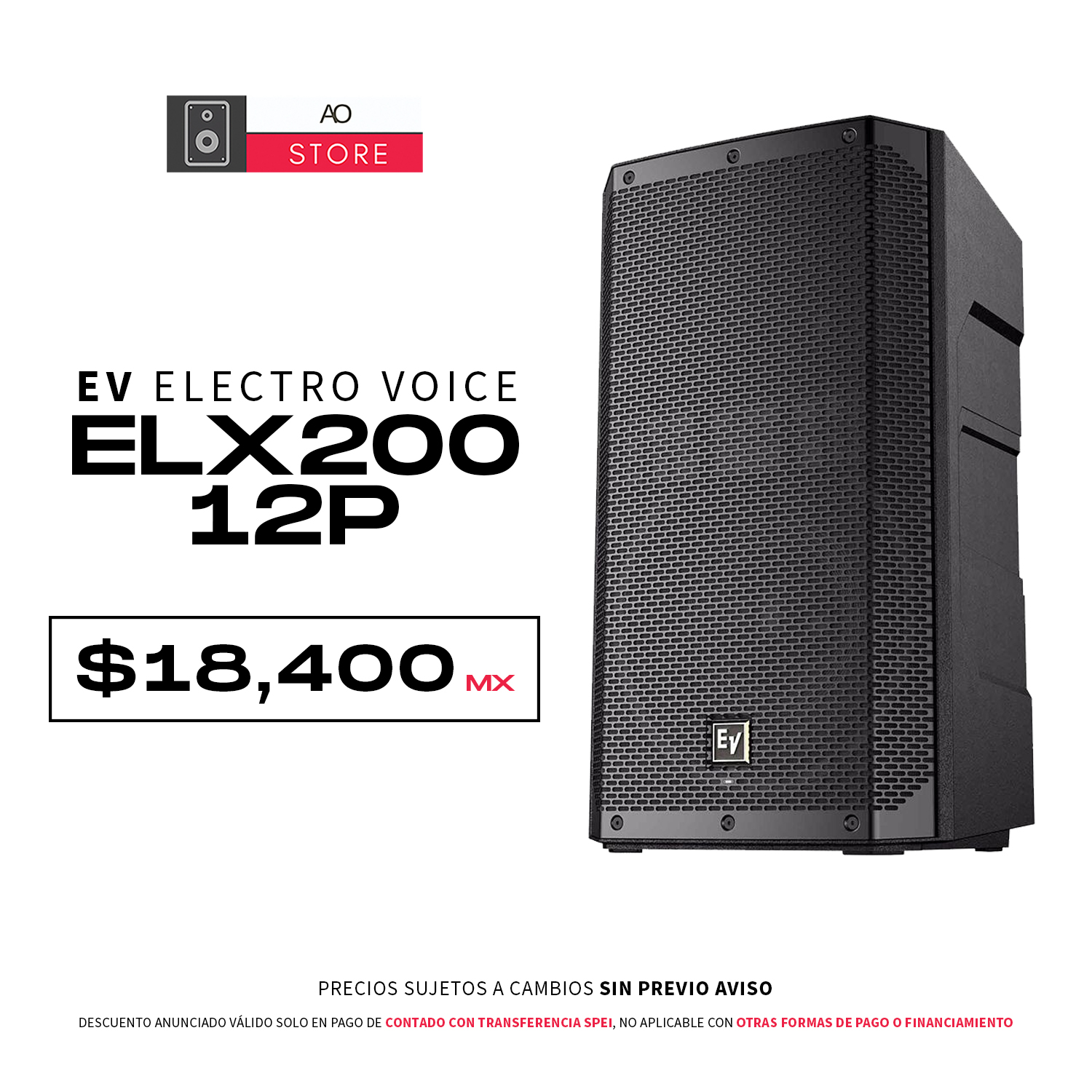 Electro Voice ELX200 12P Bocina Activa