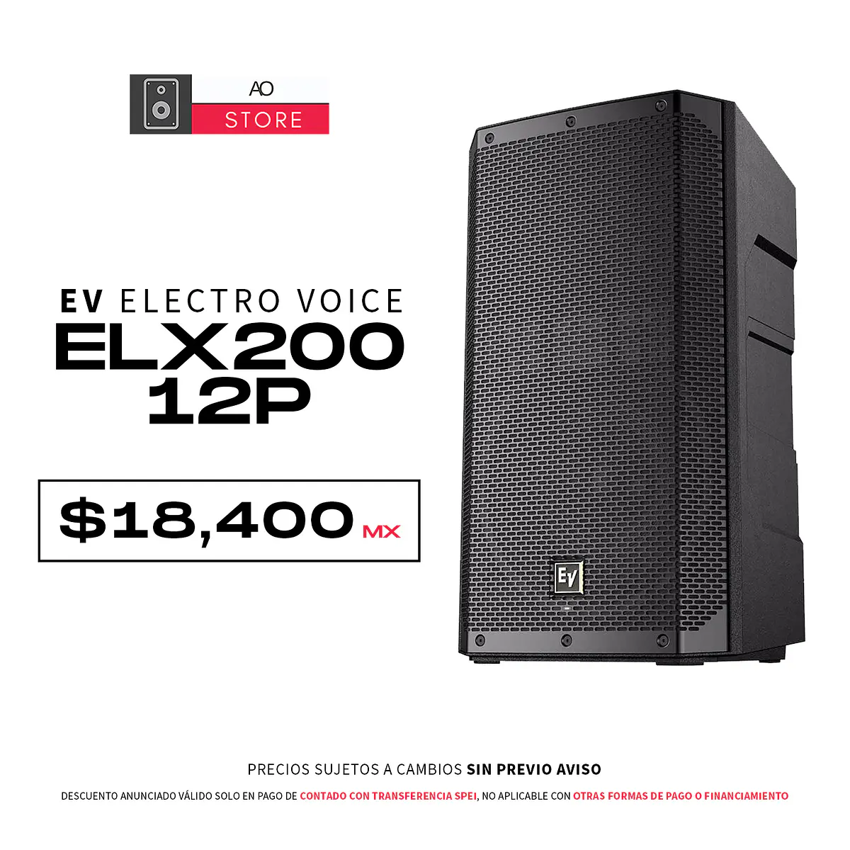 Electro Voice ELX200 12P Bocina Activa