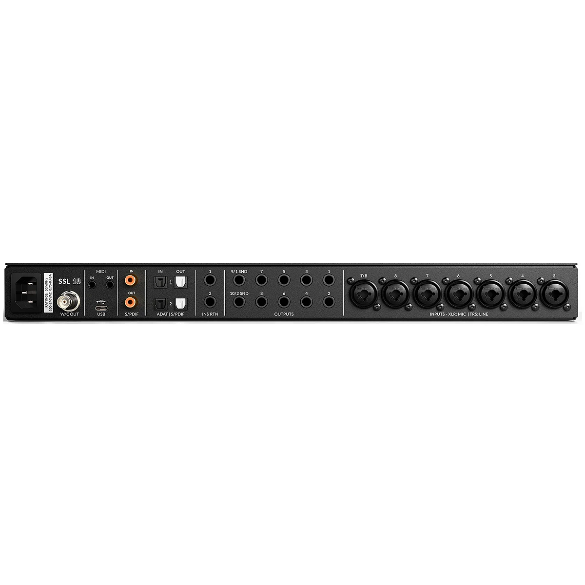 Solid State Logic SSL 18 Interfaz de Audio