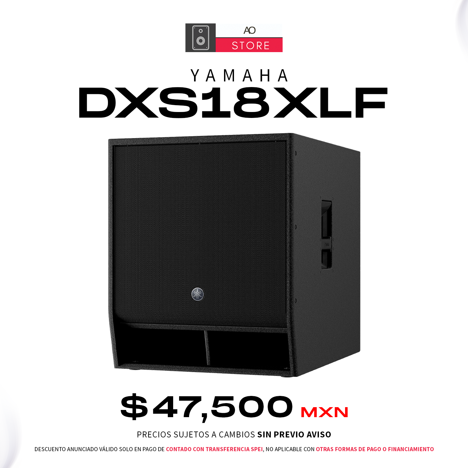 Yamaha Dxs18xlf Subwoofer Activo