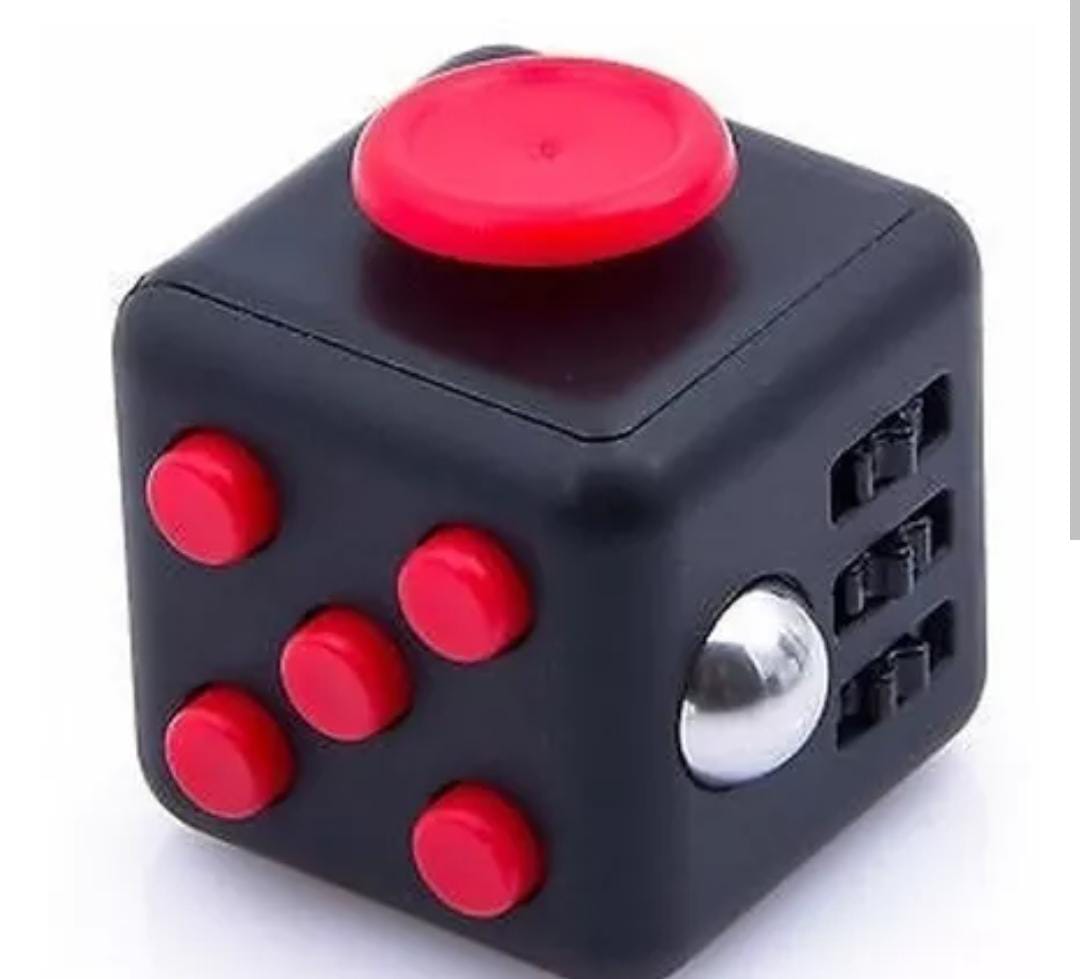 Fidget Cube Antiestrés Con 6 Funciones, Juguete Estrés.