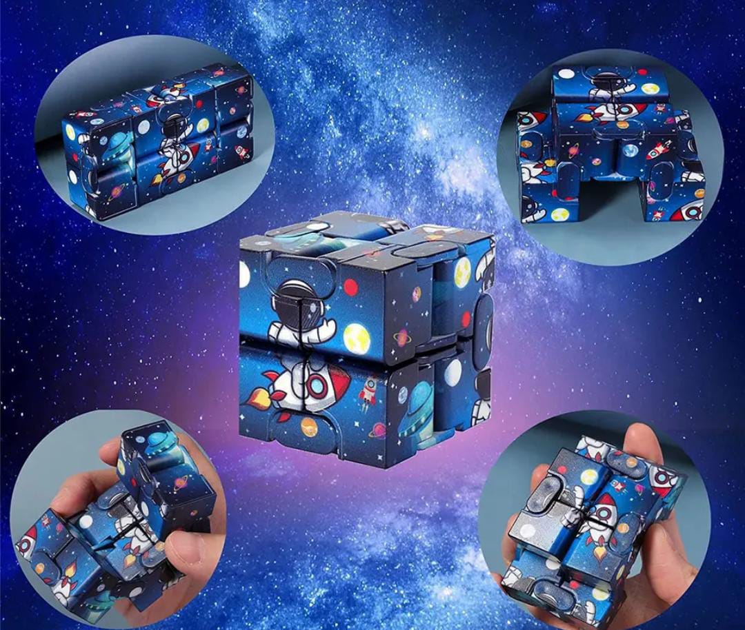 Galaxy Infinity Cube Flip Fidget Toy