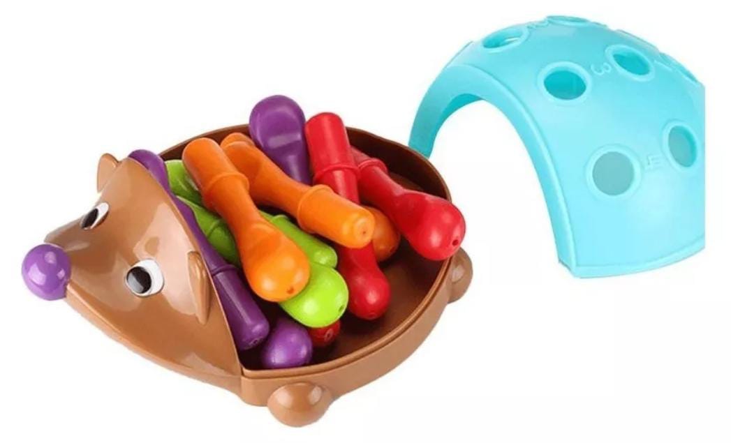 Erizo Juguete Encaje Motricidad Fina Montessori