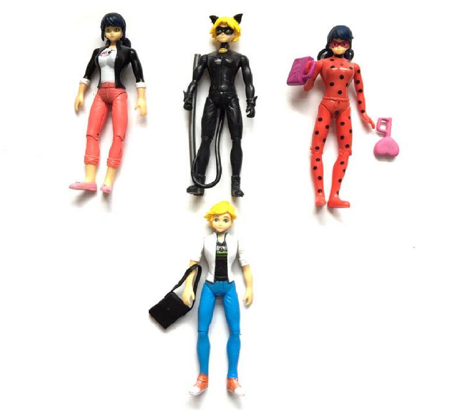 Ladybug Set 4 Figuras 15-16 cm Articuladas