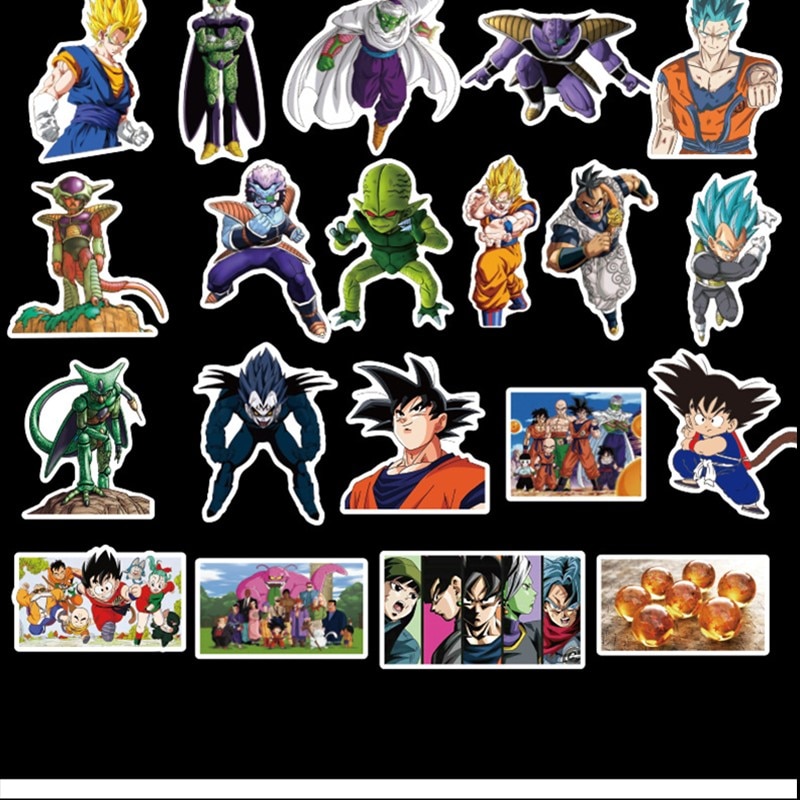 Dragon Ball Z Set de 100 Stickers
