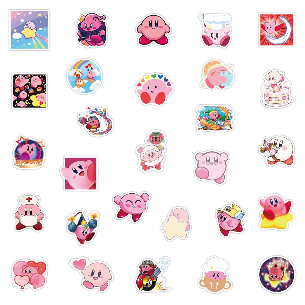 Kirby Set de 50 Stickers
