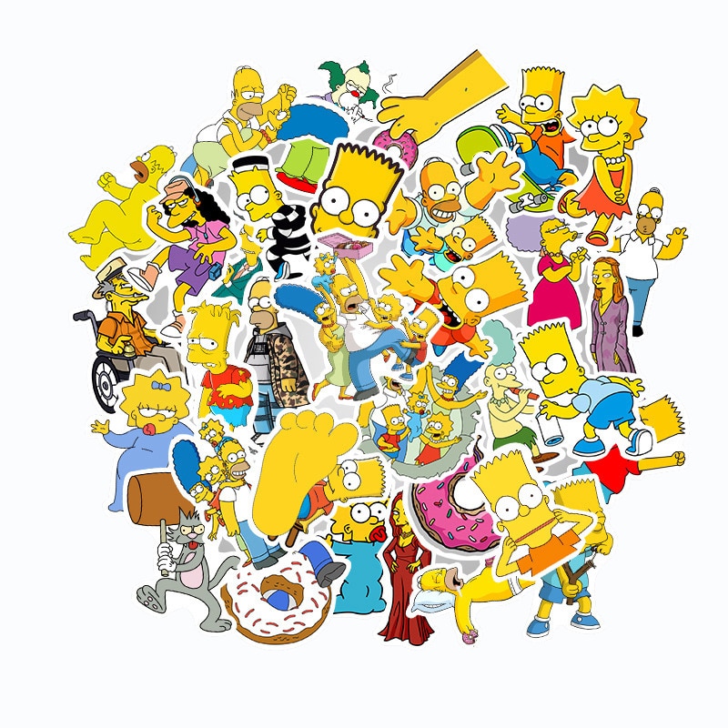 Los Simpson Set de 50 Stickers
