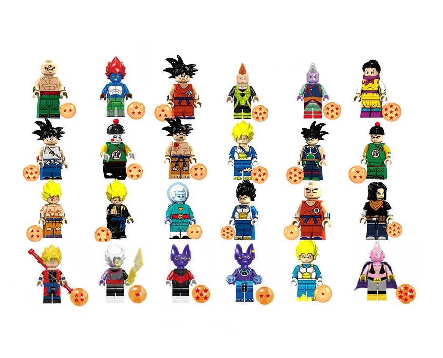 Dragon Ball Z: Set 24 Legos Compatibles (Modelo 1)