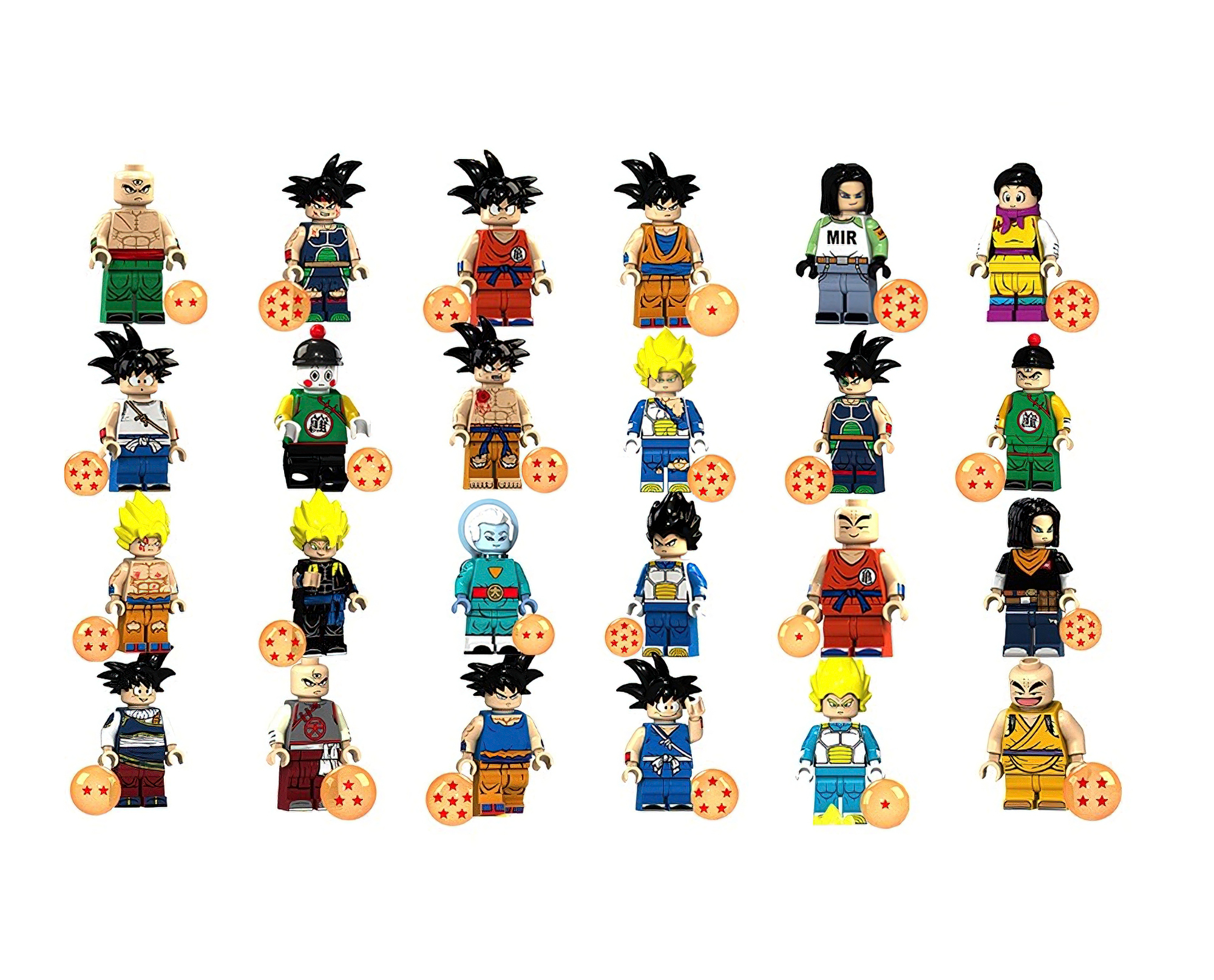 Dragon Ball Z Set 24 Legos Compatibles (Modelo 2)