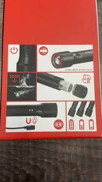 Linterna Led Lenser P7R Core 1400 lumens