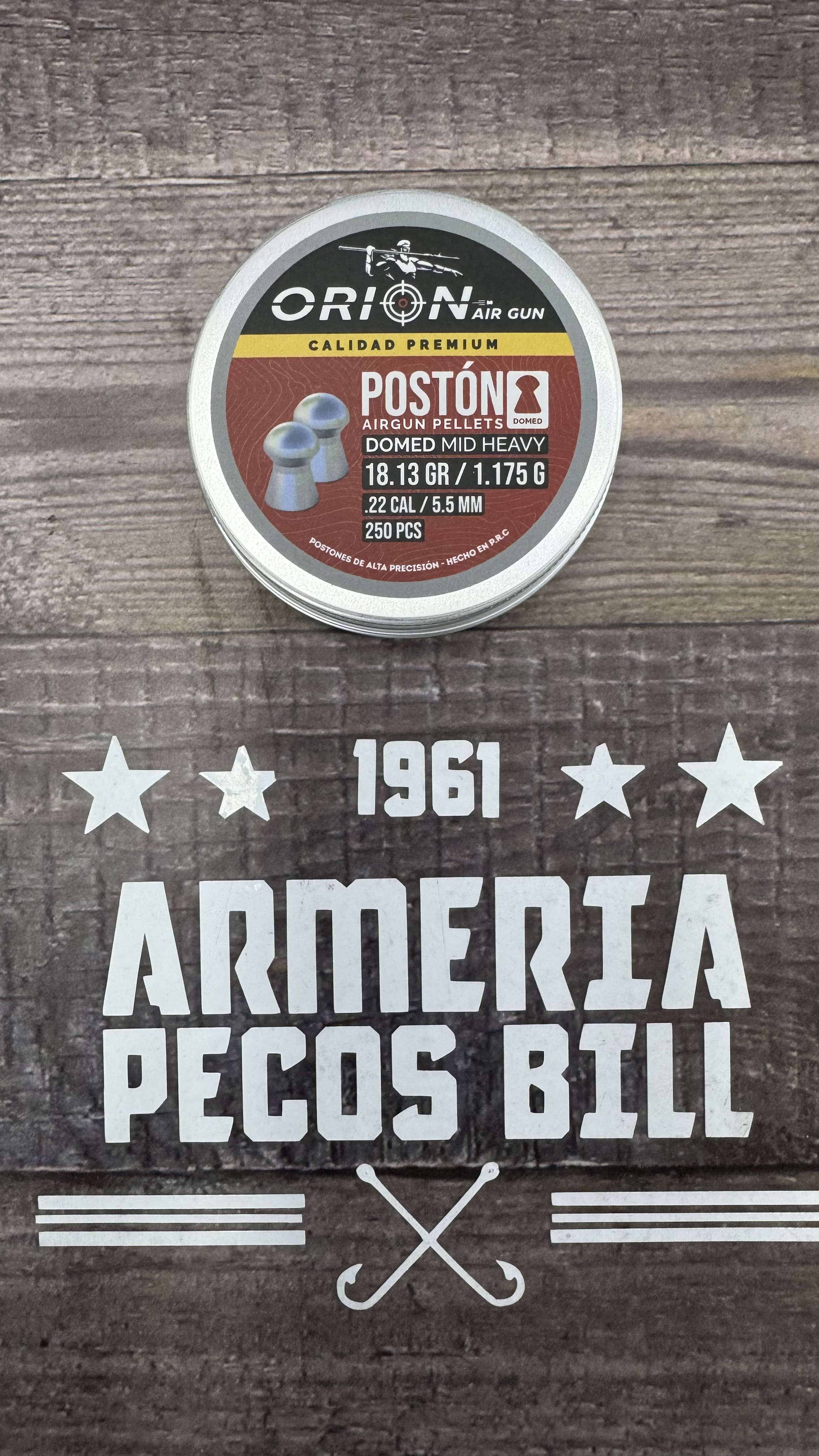 Poston Orión Domed Mid Heavy cal 5,5mm 18,13gr 250 unid