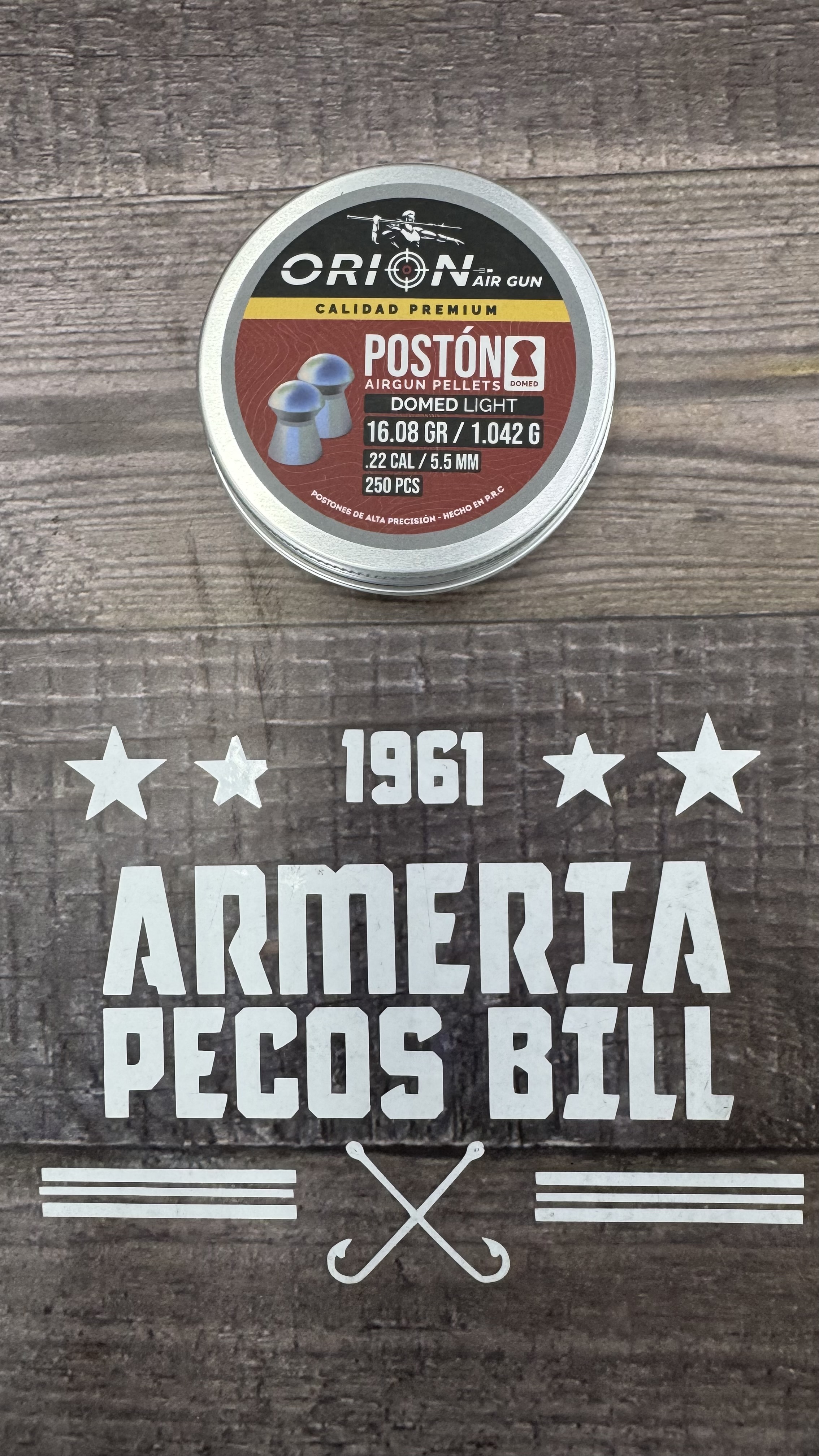 Poston Orión Domed Mid Heavy cal 5,5mm 16,08gr 250 unid