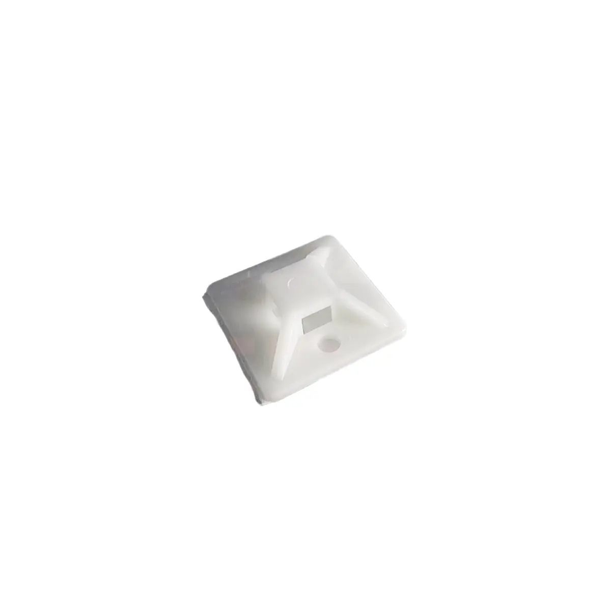 PACK 100 unidades - Base Adhesiva cuadrada 30x30mm Blanca