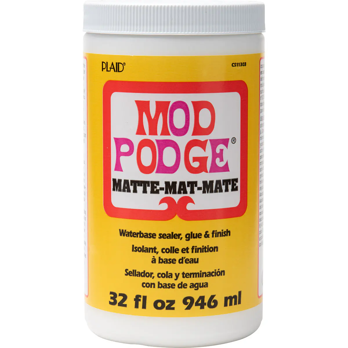 🎨 Plaid Mod Podge Matte (Mate) – Sellador y Pegamento Multi | Artcoíris