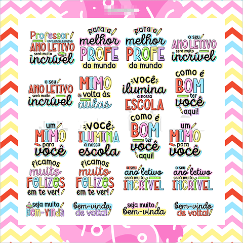 Kit Digital Mimos Escolares Pronto para Imprimir