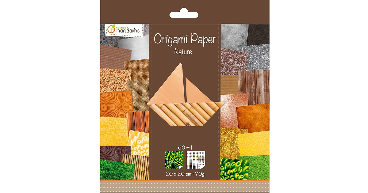 Pack Origami - Nature - 20 x 20 cm