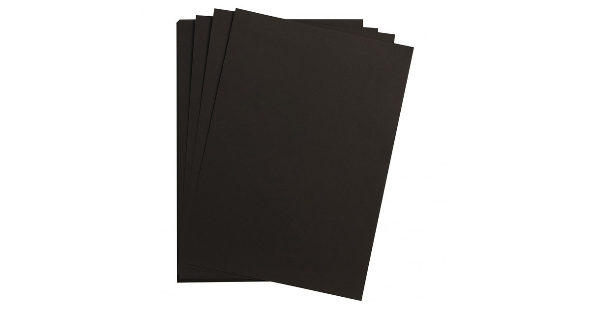 Resma 250 hojas papel Maya Negro (2 tamaños)