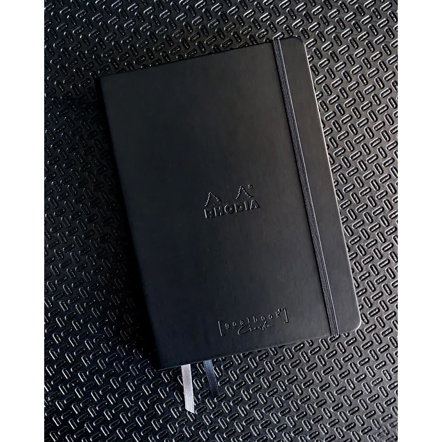 GoalBook Creation Tapa Dura Hojas Negras - 14,8 x 21 cm - (C