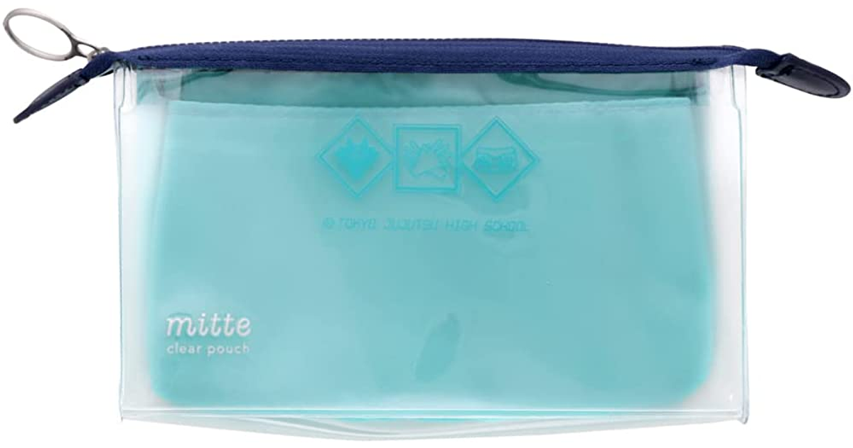 Jujutsu Kaisen Pencil Case, Clear Pouch, Mitte - B