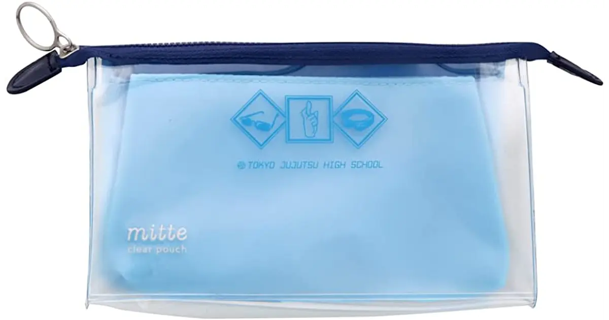 Jujutsu Kaisen Pencil Case, Clear Pouch, Mitte - D