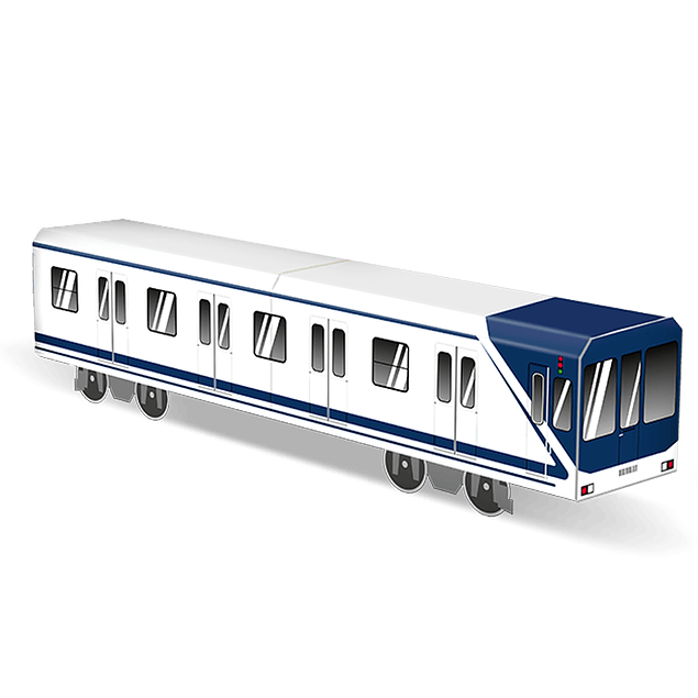 Cardboard wagon Mini Subwayz Theme: Madrid 4250397618296