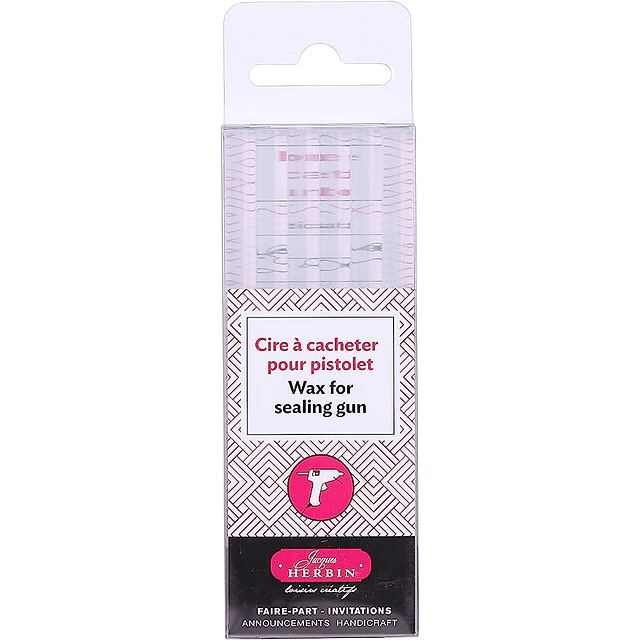 Paquete de 6 barras de cera, transparente