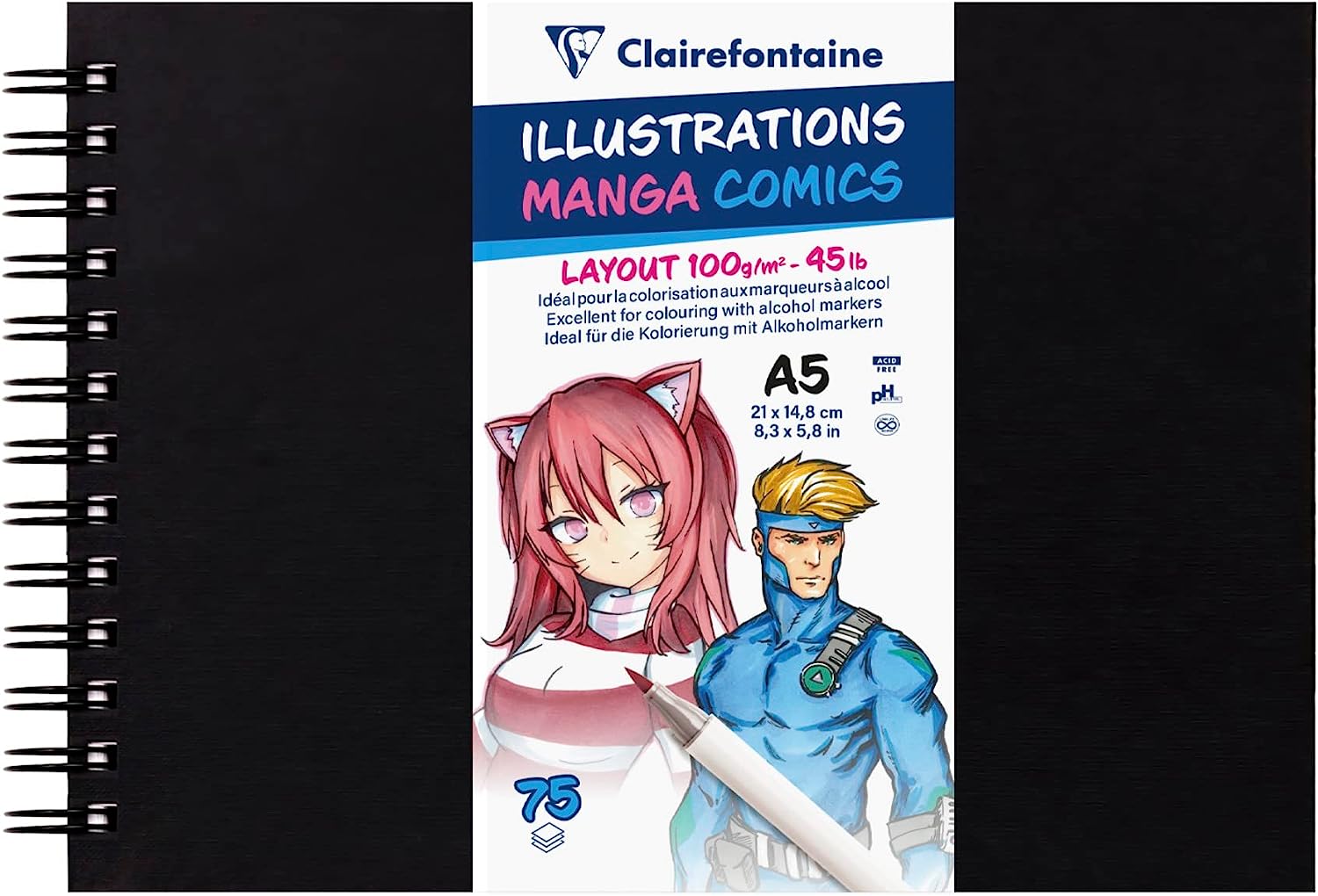 Layout Manga Comics Book 75 hojas 100g ( 2 tamaños )