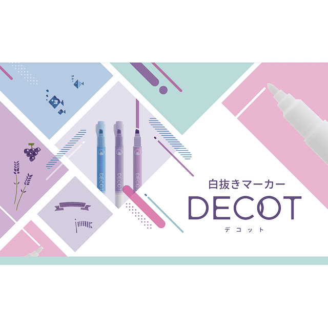 sun-star DECOT marcador blanco y color