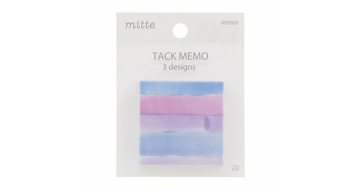 Square Bloc Sticky Notes Light Purple