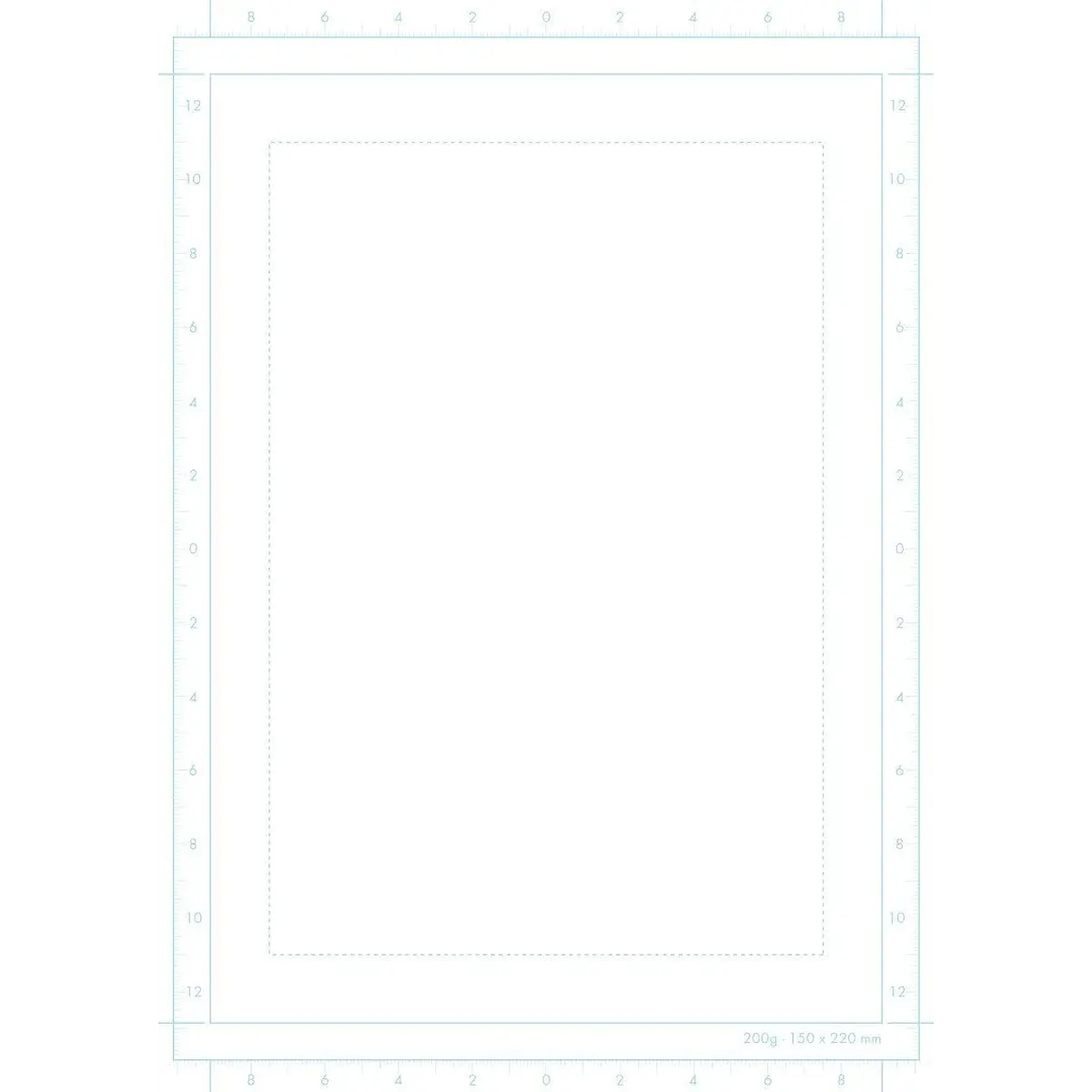 Papel Manga Multi-Técnica con marco simple, A4, 200 g, 40...