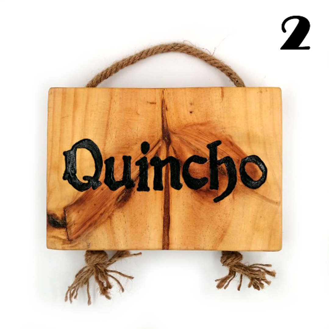Quincho Letrero Bloque