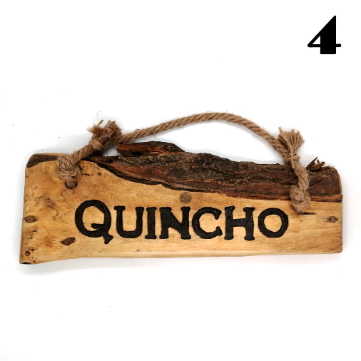 Quincho Letrero Rustico