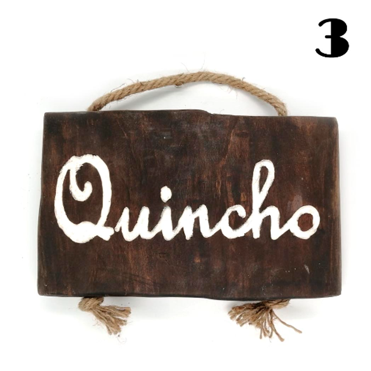 Quincho Letrero Rustico Grande
