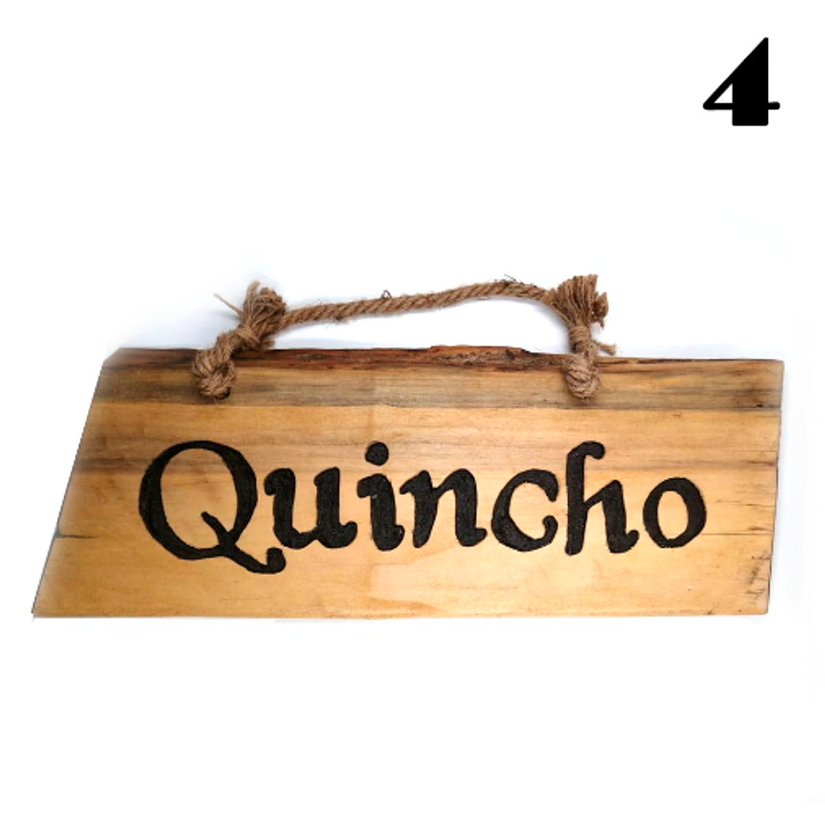 Quincho Letrero Rustico Grande