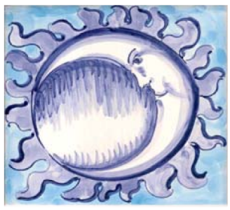 Azulejo - Lua 2 - ANB