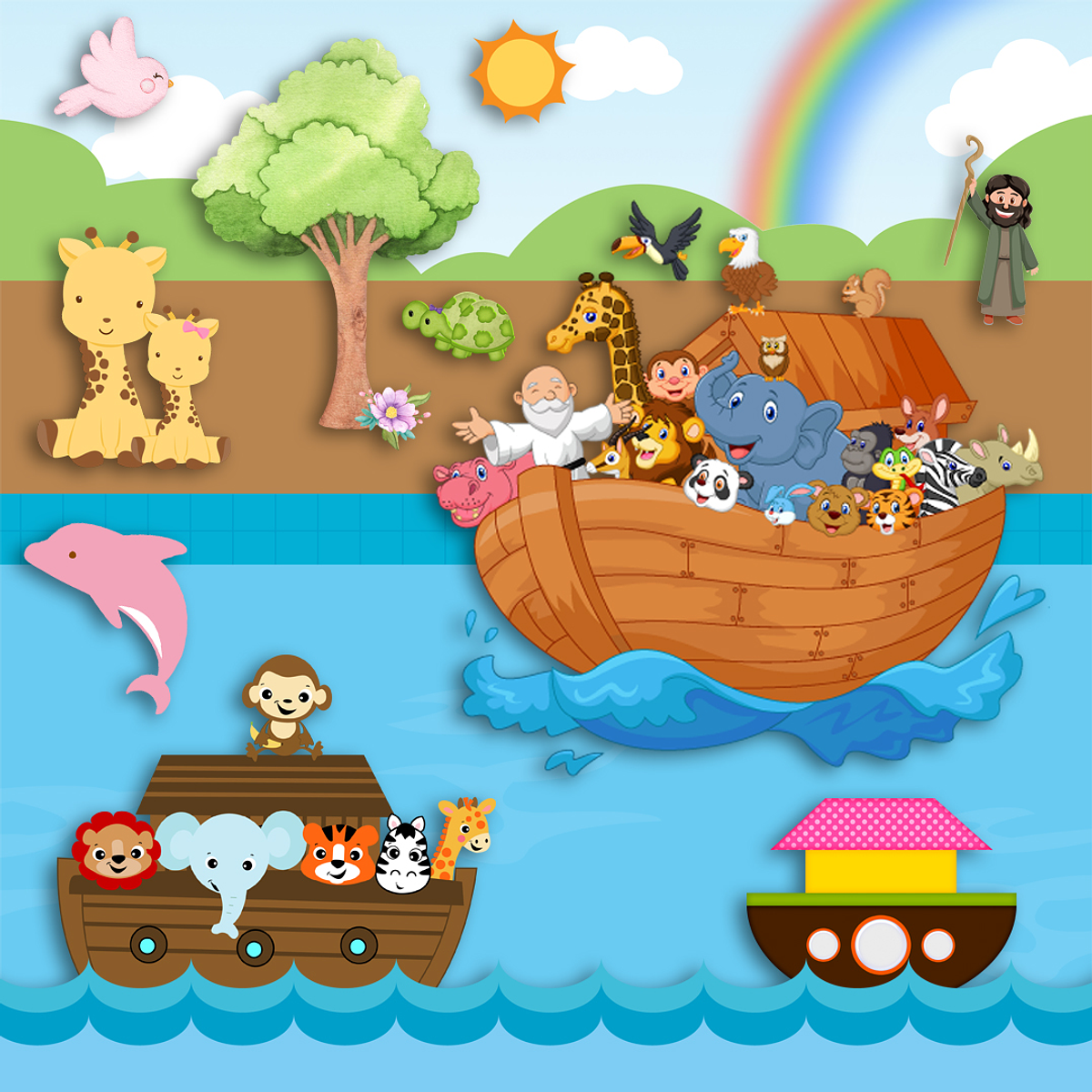 Kit Digital Arca de Noé