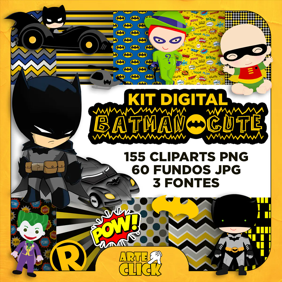 Kit Digital Batman Cute (Baby)