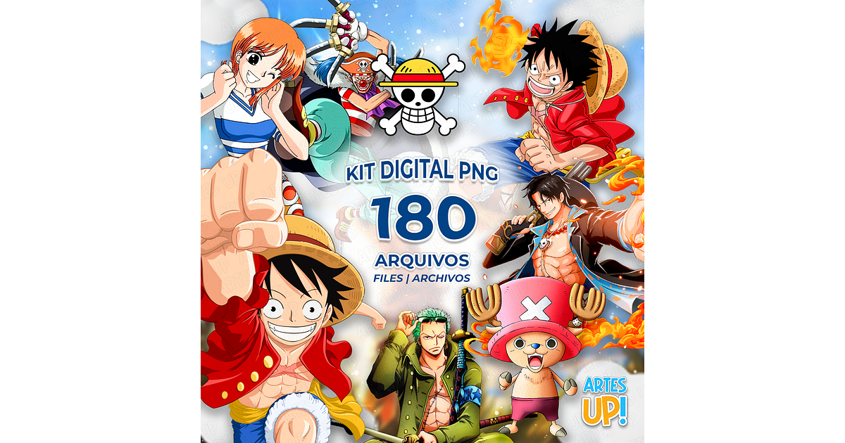 One Piece PNG Digital Kit