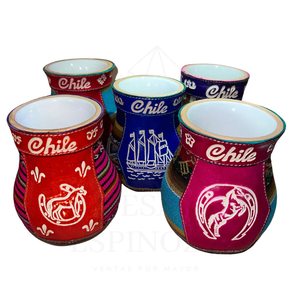 Mates de cerámica medianos