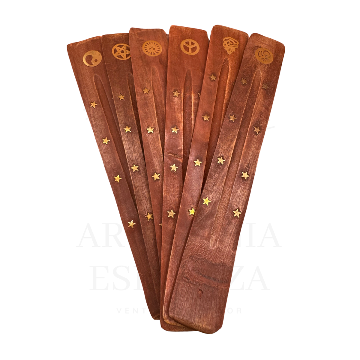 Porta Incienso madera