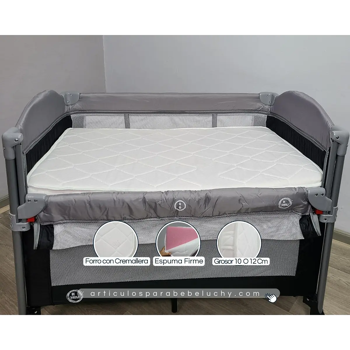Colchón para Cuna Corral de bebé PERSONALIZADO