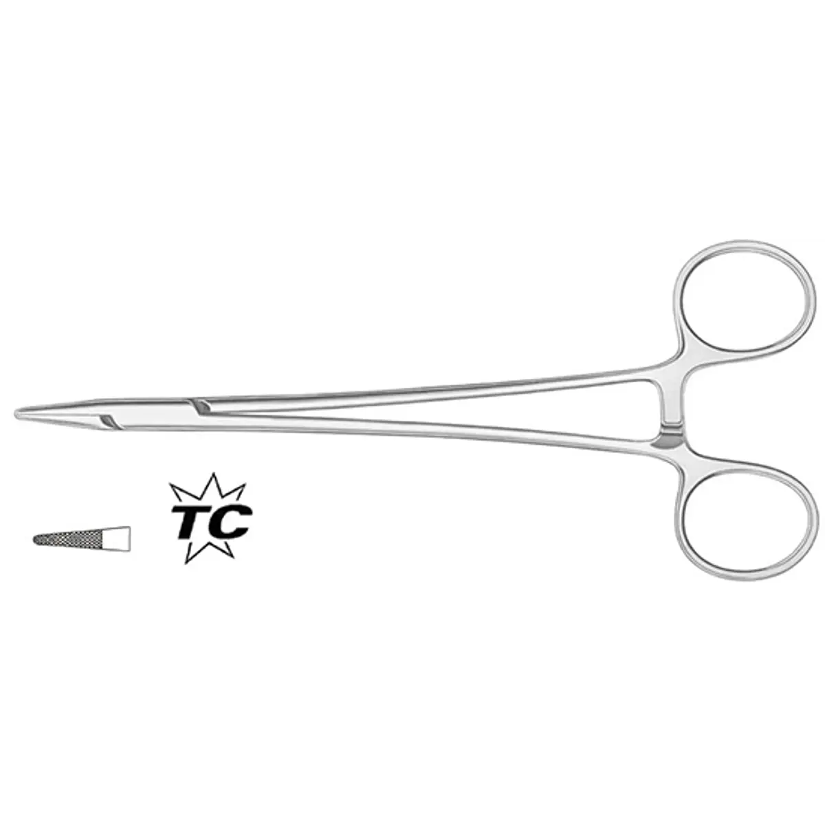 Porta agujas STOMA Crile-Wood TC