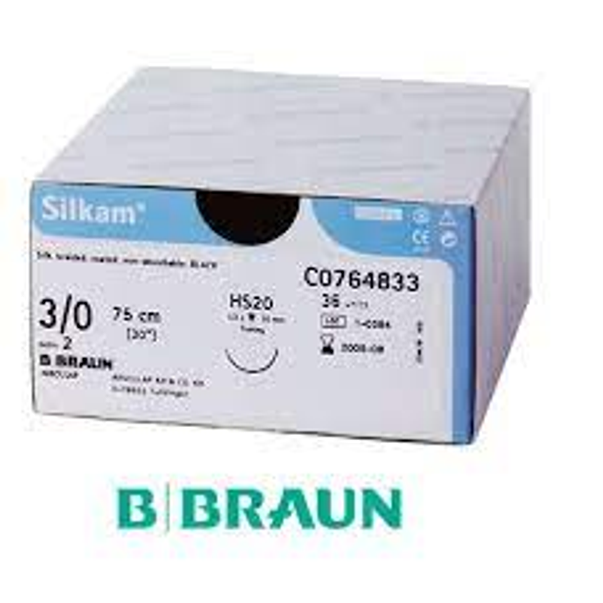 Sutura Silkam Braun