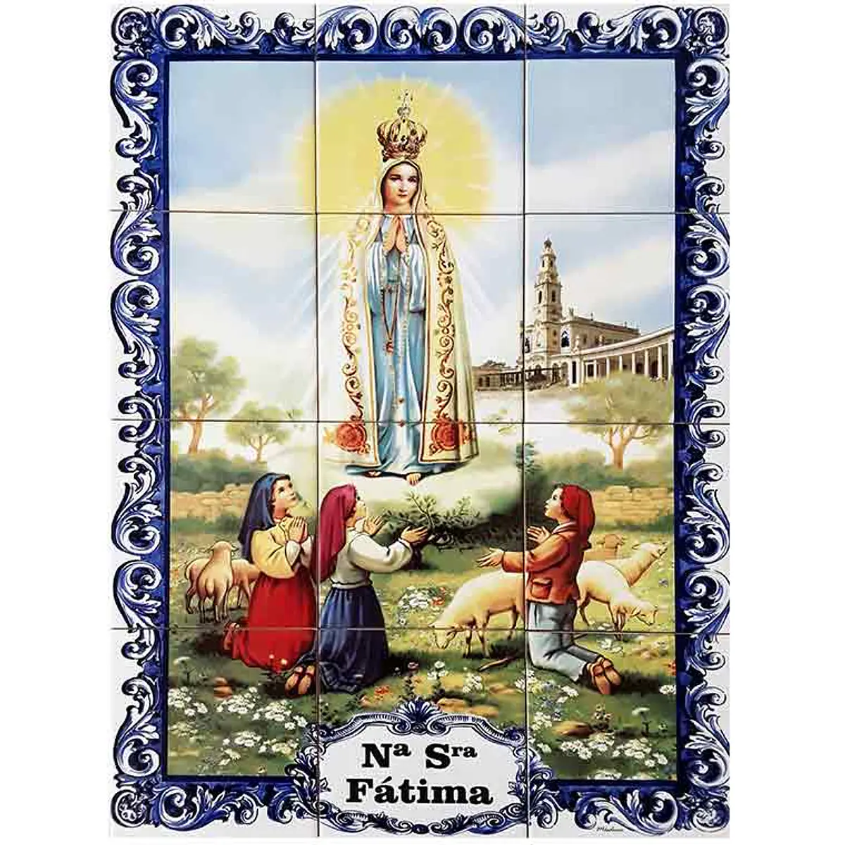 Tile of Fátima 12 pieces