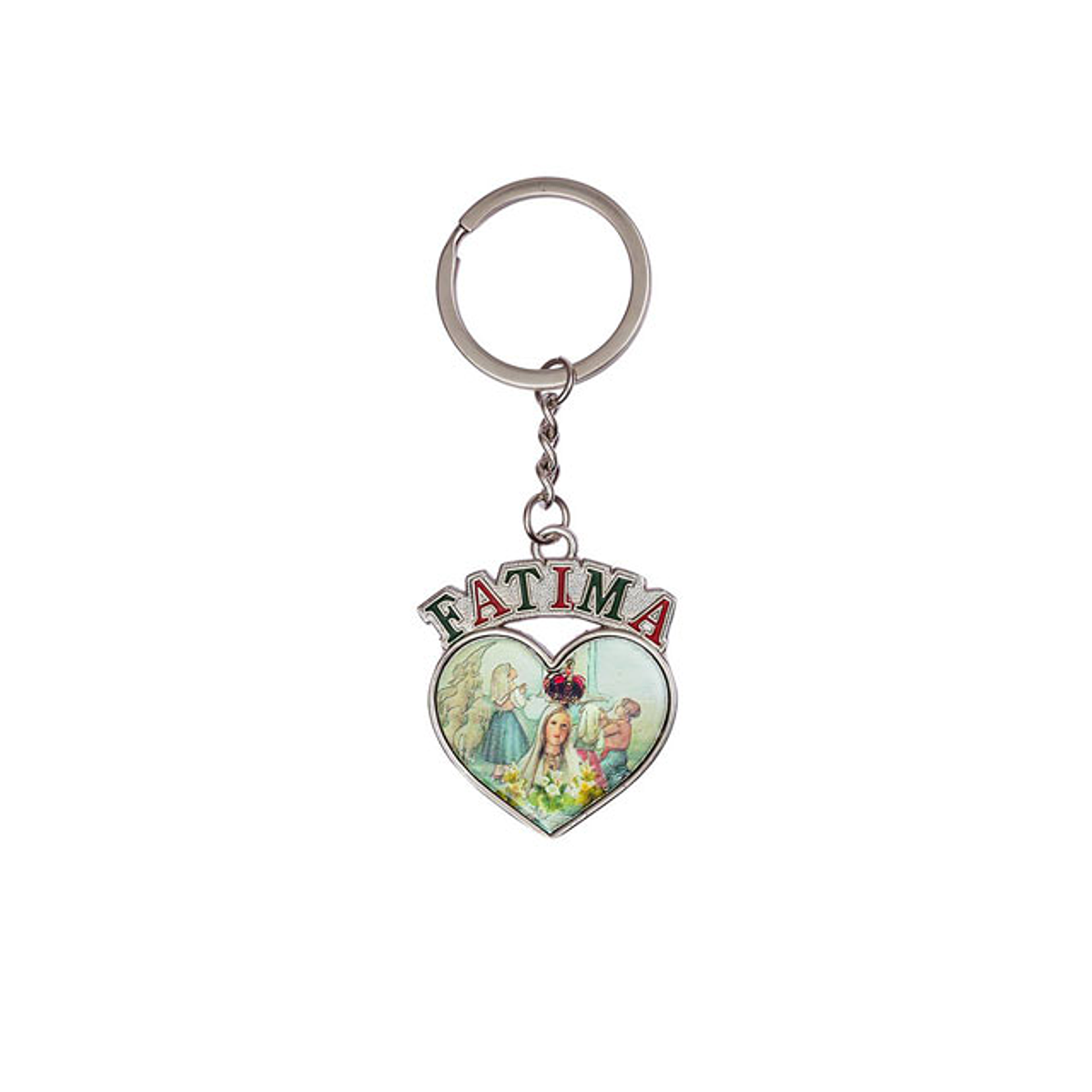 Keyring in heart Fatima Aparição