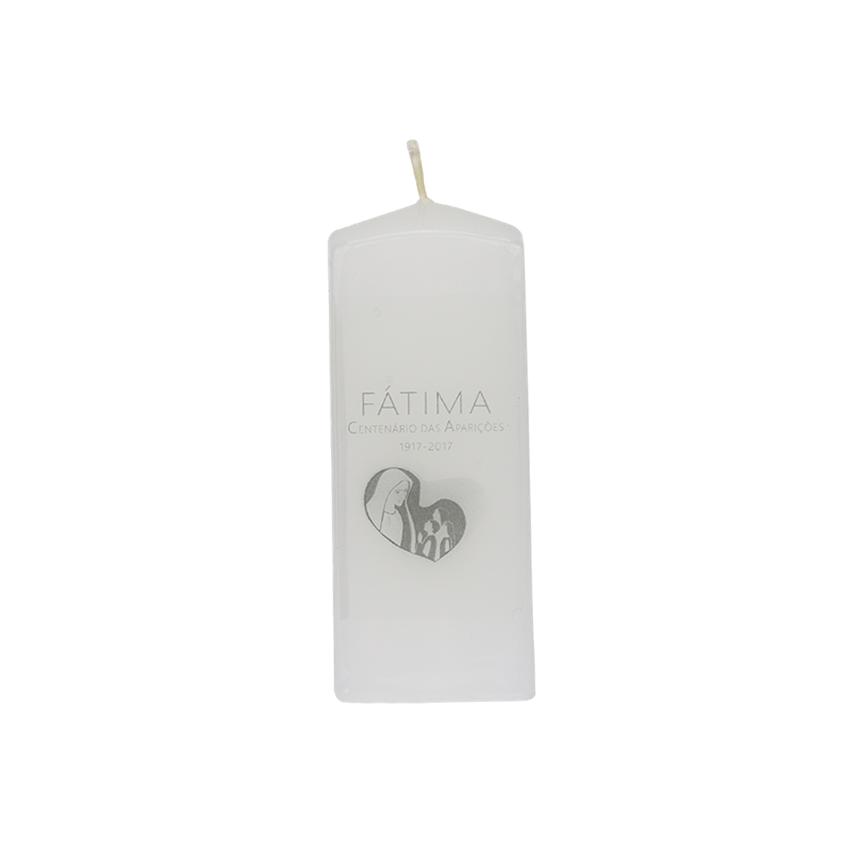 Catholic candle of Centenary of Fatima